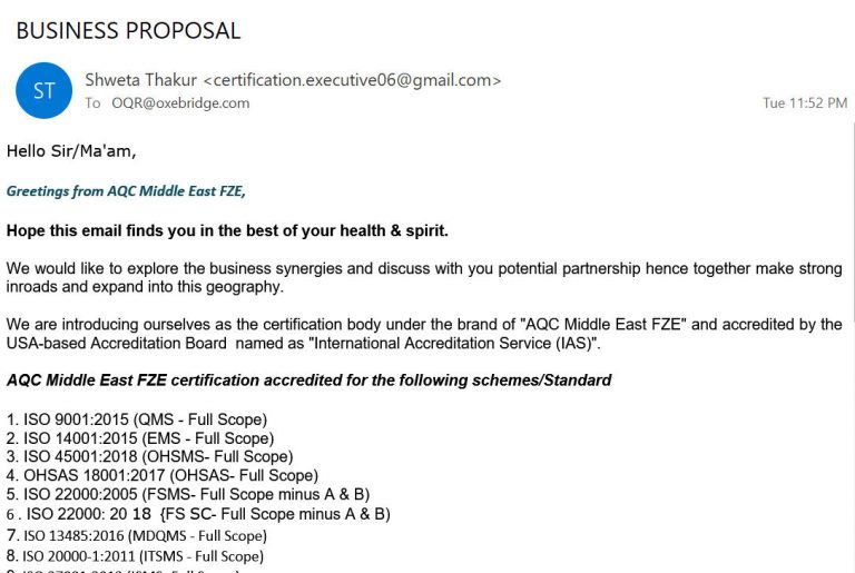 Despite Denials, New Evidence of Violations by IAS Accredited Registrars Emerges - Oxebridge ...